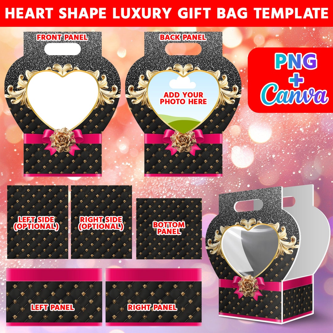 Heart Shape Handbag Gift Box, Designer Handbag Gift Box, Luxury Handbag ...