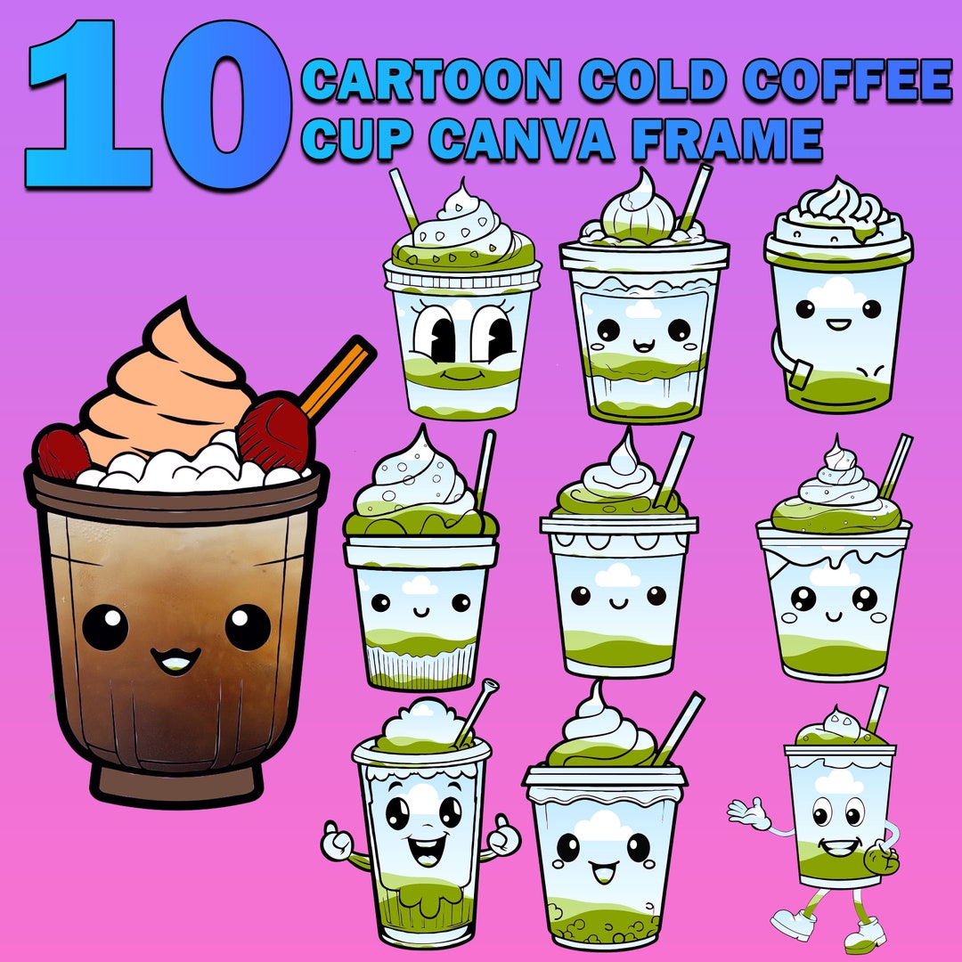 Create Your Own Coffee Cold Cup Designs on CANVA: Easy Drag and Drop ...