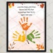 Thanksgiving Handprint Footprint Art & Craft Bundle 20 Fall Craft, Kids ...
