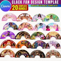 Clack Fan Template - Etsy