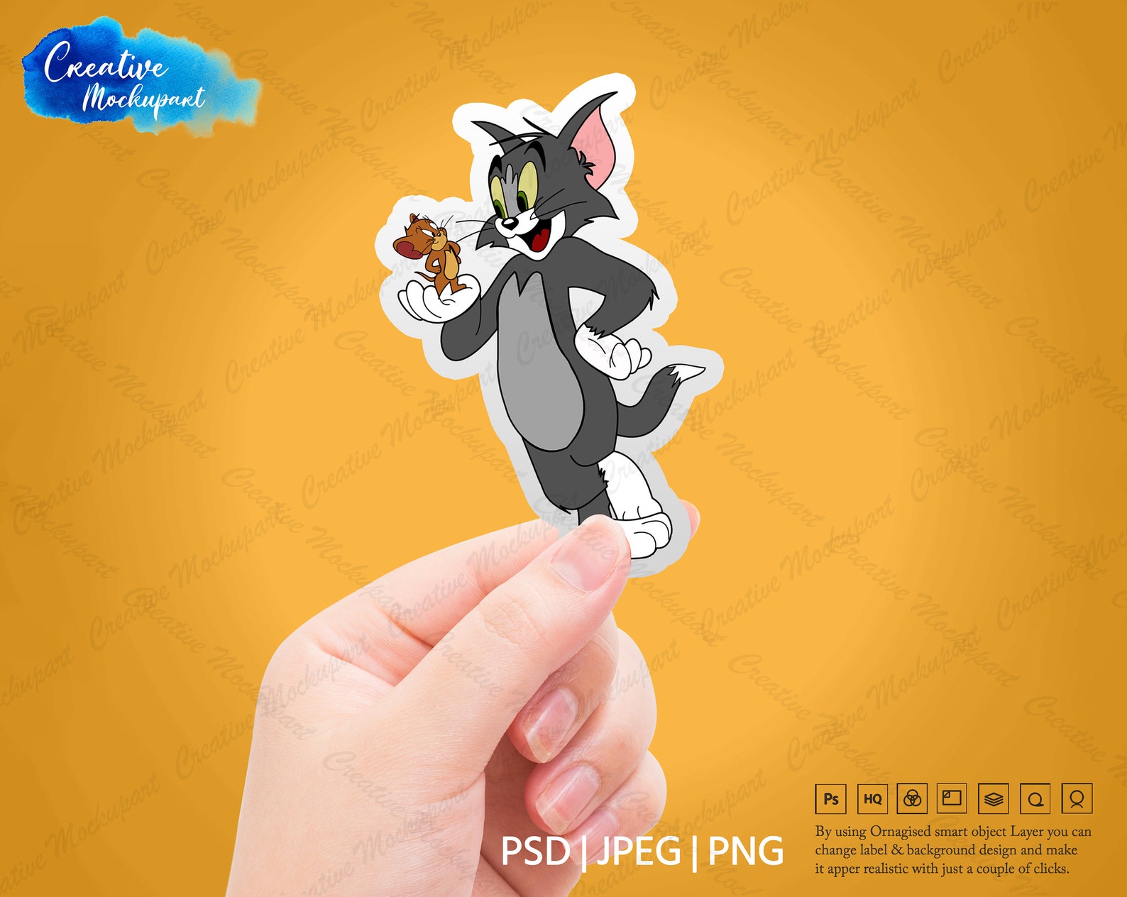 Hand Holding Sticker Mockup Decal Mockup Cute Sticker - Etsy