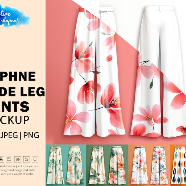 Flare Pants Mockup - Etsy