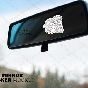 16 Car Canva Sticker Mockup Bundle | Vinyl Decal Mockup, Car Decal ...