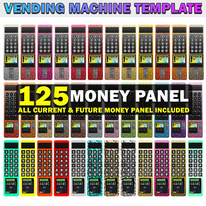 Canva Vending Machine Template, DIY, 8x10, 12X16, 16X20 DIY Senior ...