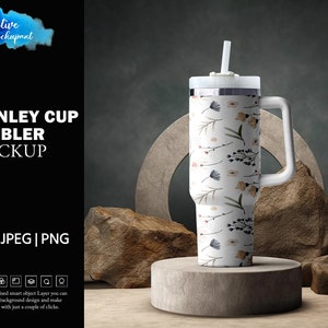 Stanley Cup Tumbler Mockup | Tumbler Mockup | Change Background, Add ...