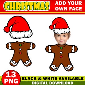 13x Christmas Add Your Own Photo Picture PNG MEGA Bundle, Santa Elf ...