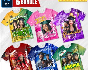 Graduation 3D Tee Shirt Design File, Pink and Black Design File ...