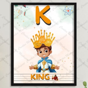 A to Z Alphabet Handprint Art & Craft Book Letters Kids Classroom ...