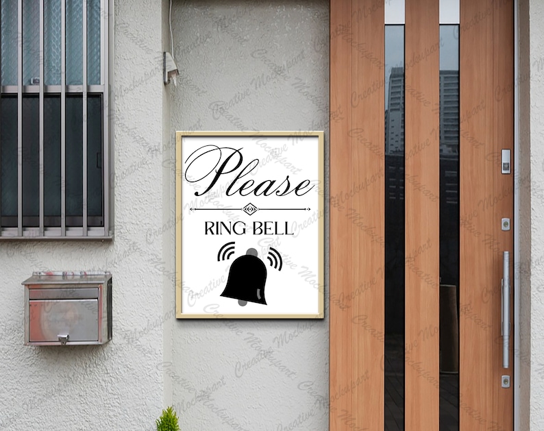 Please Ring Bell Sign Door Sign Printable Pack, Ring Bell for Service ...