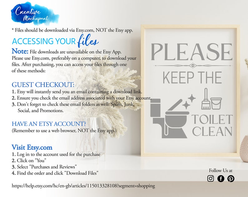 Please Keep the Toilet Clean Sign - Etsy