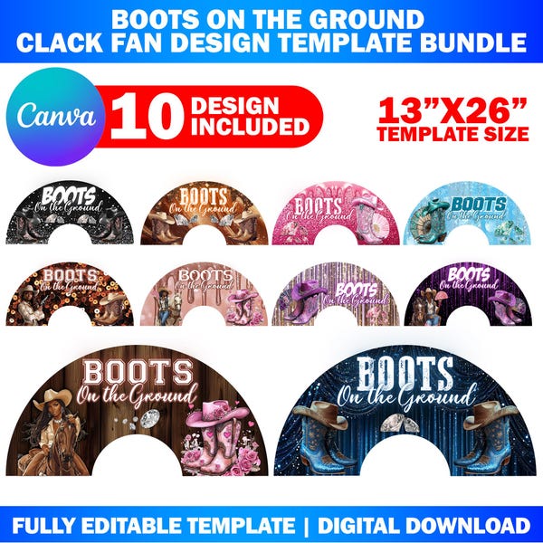 Boots on the Ground Clacker Fans - Etsy
