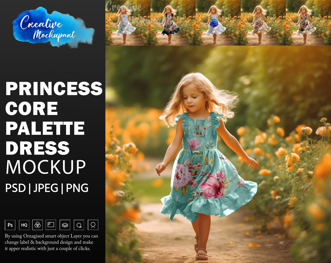 Princes Score Dress Mockup | Summer Dress Styled Photography |add Your ...