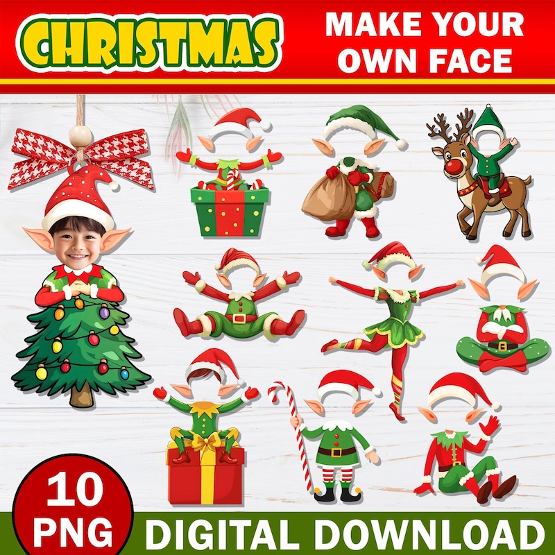 Faceless Elf Template - Etsy