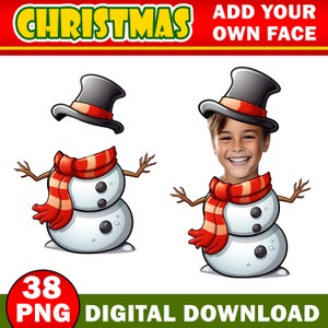 38 Christmas Add Your Own Photo Picture PNG MEGA Bundle Santa Elf ...