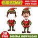 38 Christmas Add Your Own Photo Picture PNG MEGA Bundle Santa Elf ...