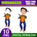 10x Halloween Add Your Own Photo Picture PNG Bundle, Vampire, Witch ...