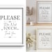 Please Do Not Touch Printable Sign | Print Instantly or Ship! ~ Warning ...
