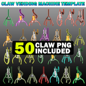 Editable Canva Easter Claw Vending Machine Template, 13 X 19 Easter ...