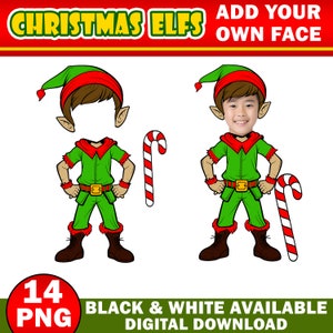 14 Christmas Add Your Own Photo Picture PNG Special Elf Bundle, PNG ...