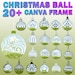 DIY Canva Christmas Balls Ornament Decoration | Make Your Own Holiday ...