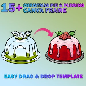 15 DIY Canva Frame Holiday Deserts Designs | Make Your Own Christmas ...