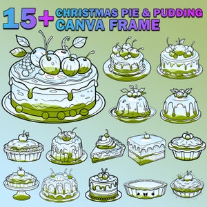 15 DIY Canva Frame Holiday Deserts Designs | Make Your Own Christmas ...