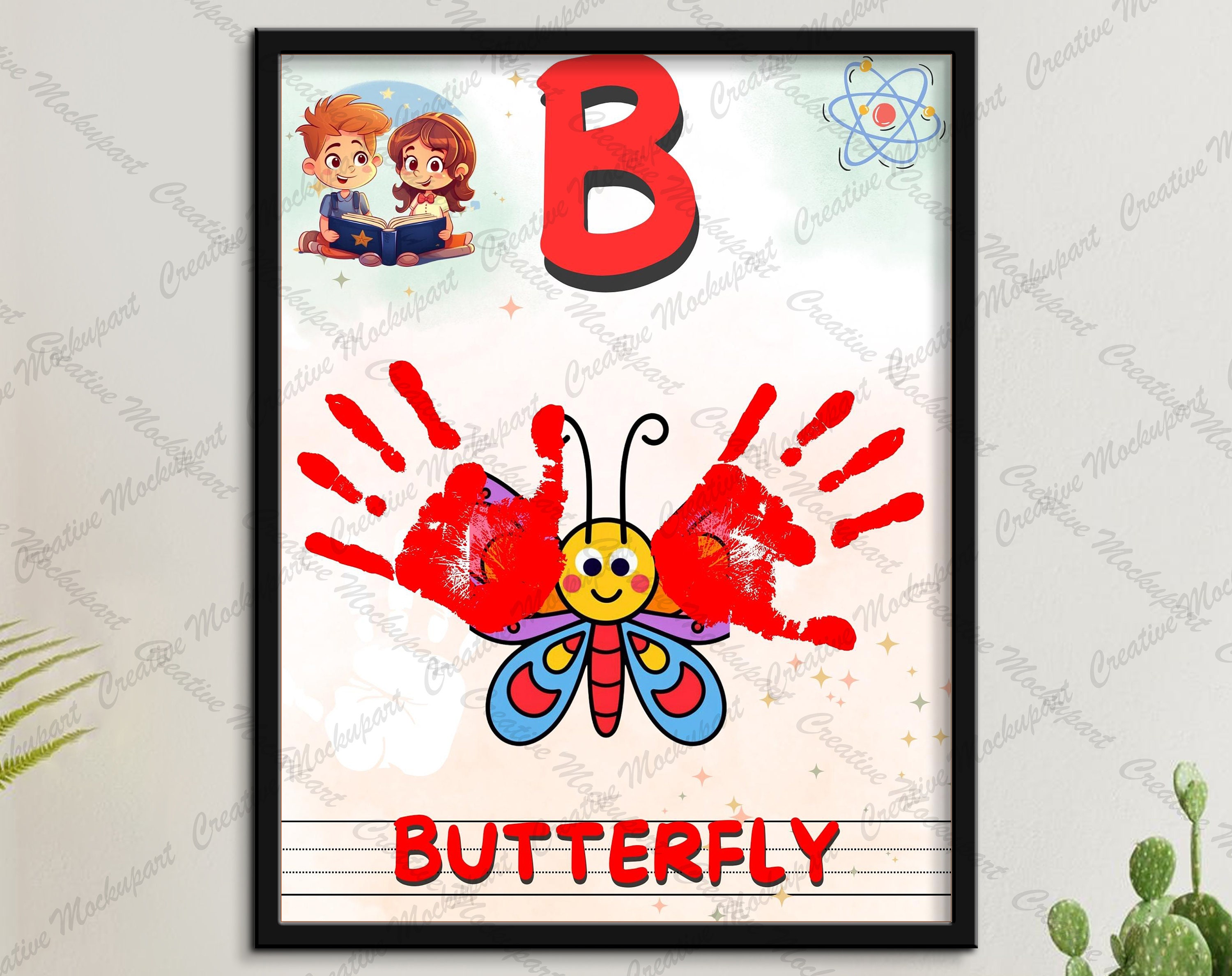 A to Z Alphabet Handprint Art & Craft Book Letters Kids - Etsy