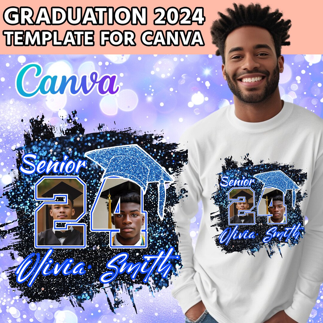 Graduate 2024 Customize Canva Graduation Photo Template, Insert ...