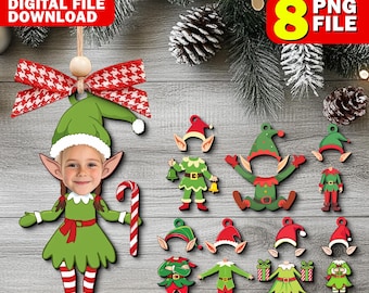 Personalized Boy Elf Face Insert & Coloring Page - Etsy Canada