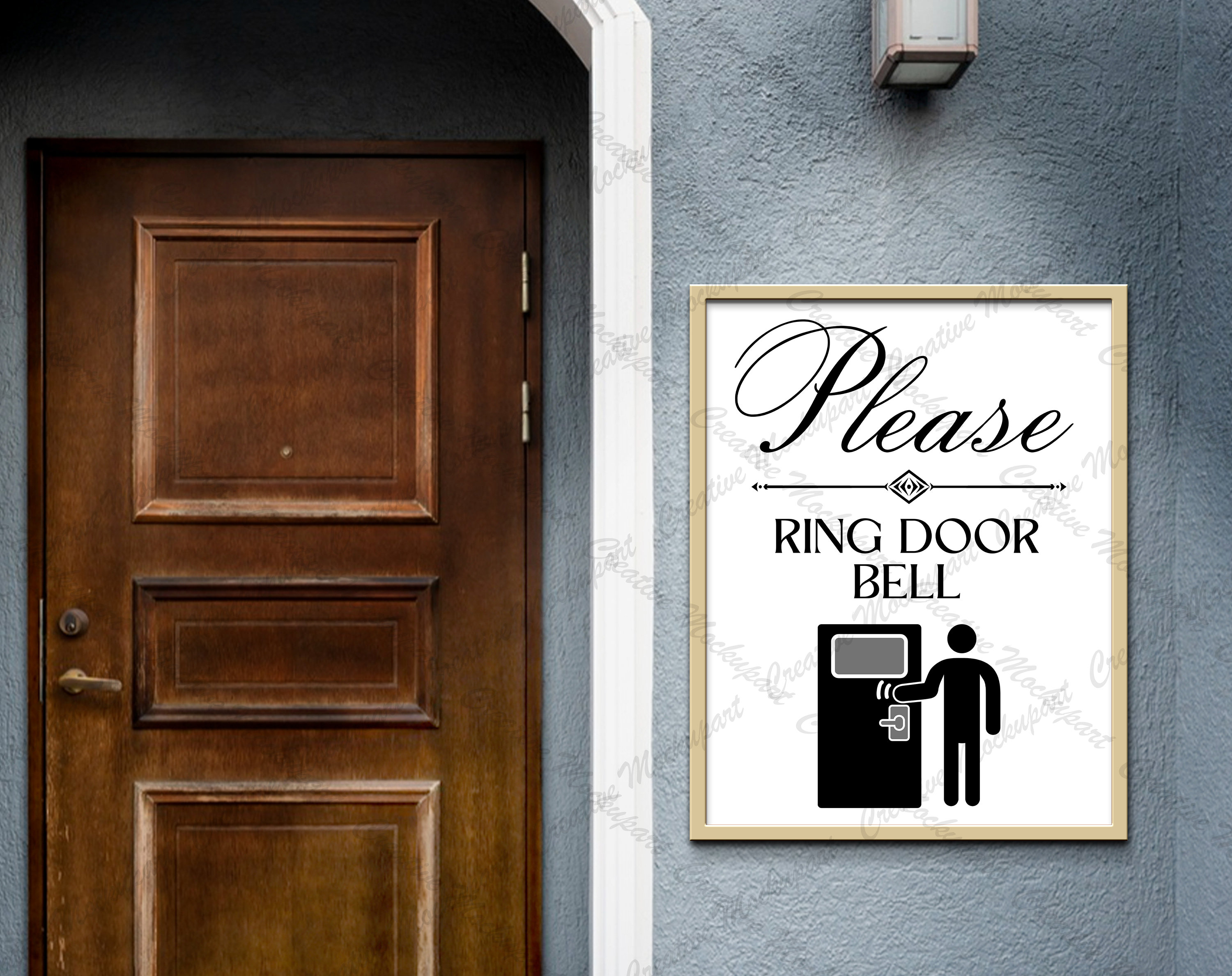 Please Ring Bell Sign Door Sign Printable Pack, Ring Bell for Service ...