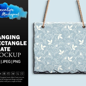 Slate Mockup Bundle | 20+ Photo Rock Slate Mockup Pack | Change ...