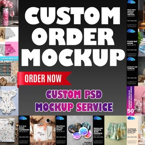 Order Custom Photoshop Mockup PSD Template | Product Mockup Smart ...
