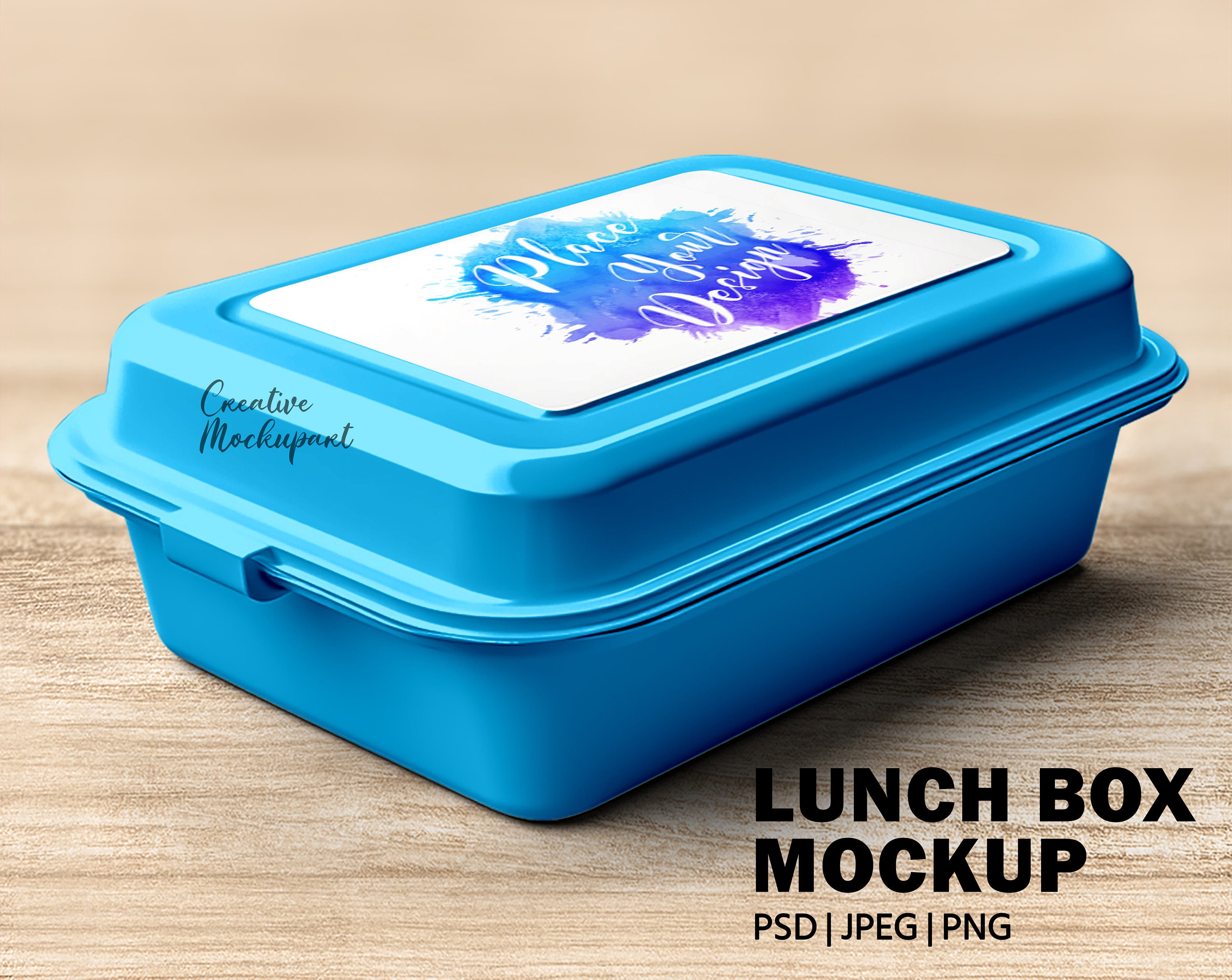 Lunch Box Mockup Dye Sublimation Lunch Container Mockup - Etsy