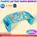 Canva Plastic Lap Tray Mockup, Learning Tray Mockup, Portable Study ...