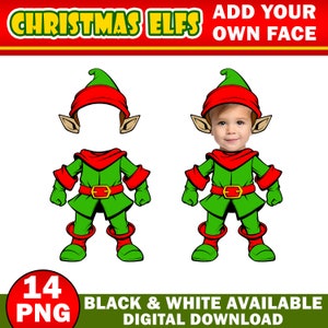 14 Christmas Add Your Own Photo Picture PNG Special Elf Bundle, PNG ...