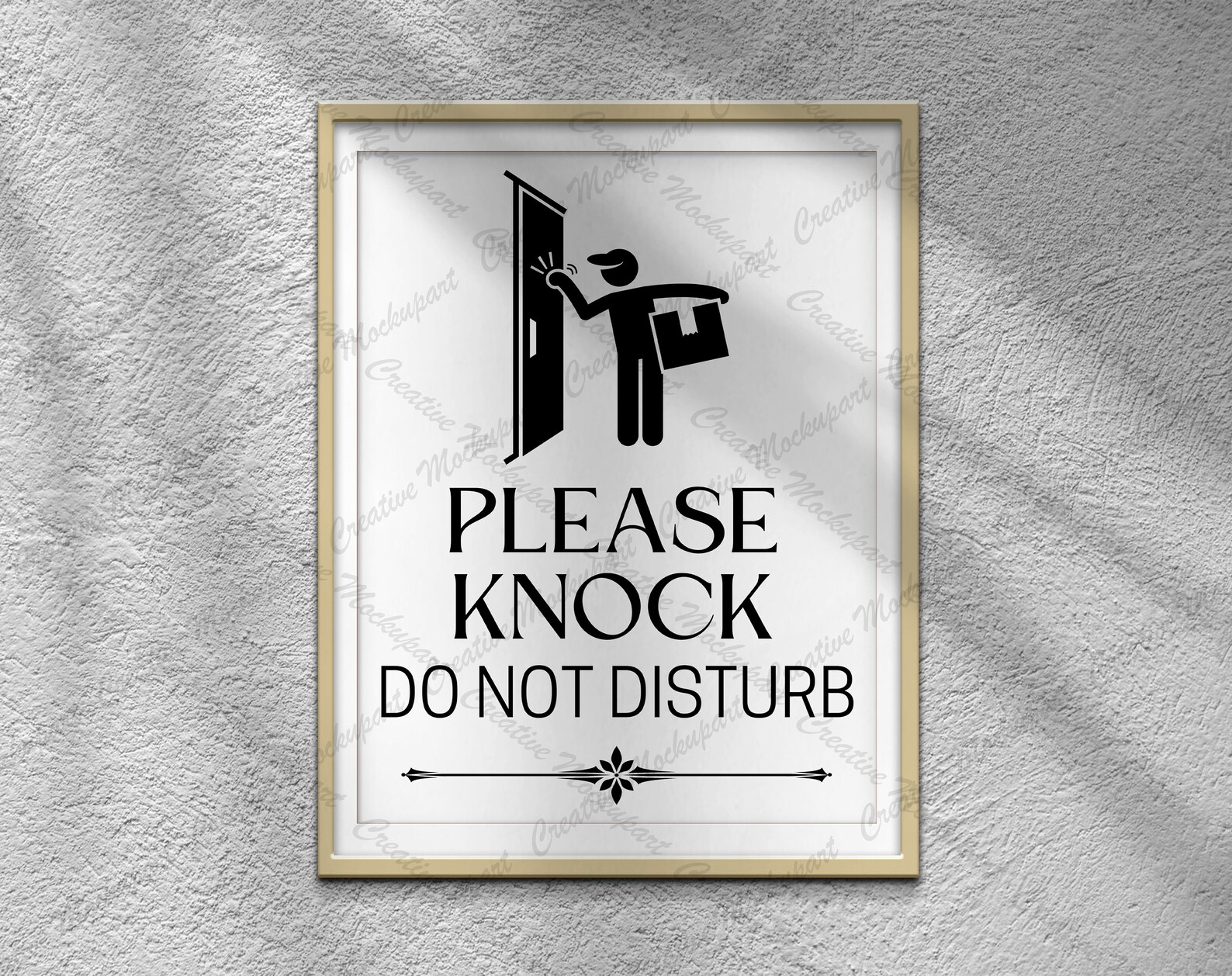 Please Knock Before Entering Sign Printable Pack, Welcome Please Wait ...