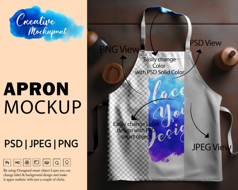 Apron Mockup White Blank Apron Mockup Flat Lay Kitchen - Etsy