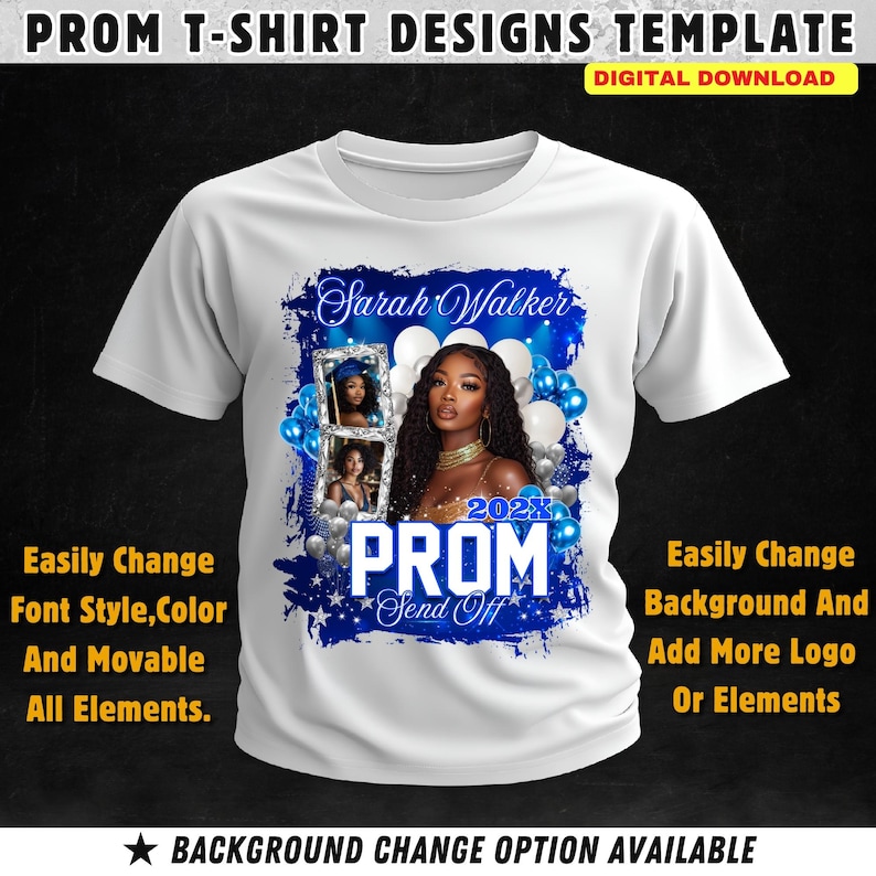 6x Viral Prom DTF Shirt Design Bundle, Prom T-shirt Design Canva ...