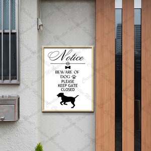 Please Keep Door Closed All the Printable Sign, Dog Safety Keep Door ...
