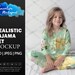Realistic Pajama Set Mockup | Styled Photography | Sleepwear PJ Mockup ...