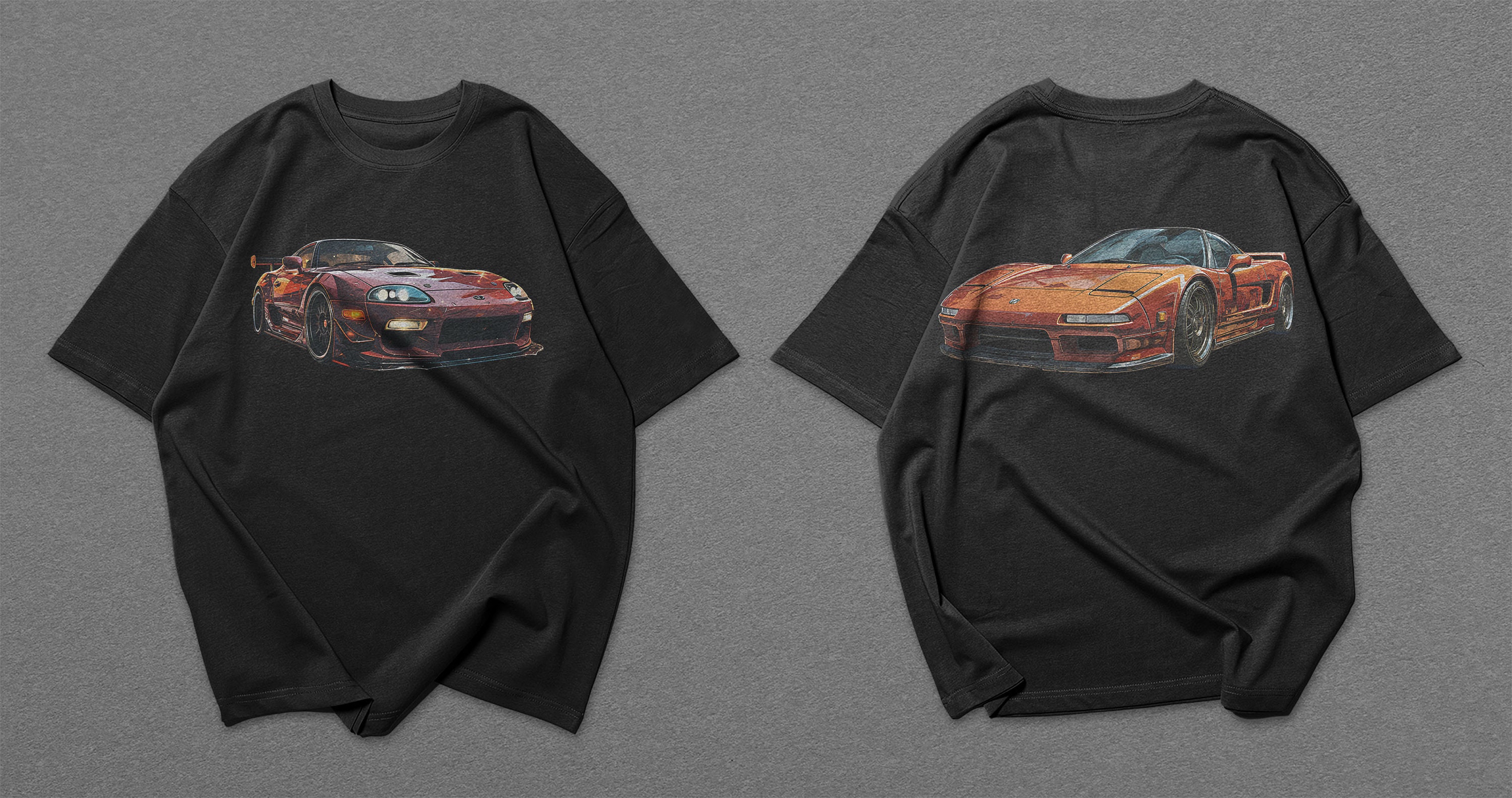 Car Art Bundle: JDM, Muscle, Low Riders, Classic, Hot Rods Vintage Auto ...