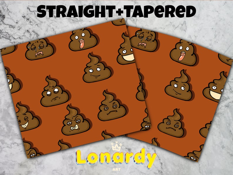 Funny Poop Tumbler Wrap Png, Poo Pattern Sublimation Design, Seamless ...