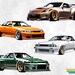 JDM Cars PNG Clipart Bundle, Import Vehicle Printable Graphics, Tuner ...