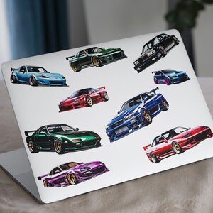 JDM Cars PNG Clipart Bundle, Import Vehicle Printable Graphics, Tuner ...