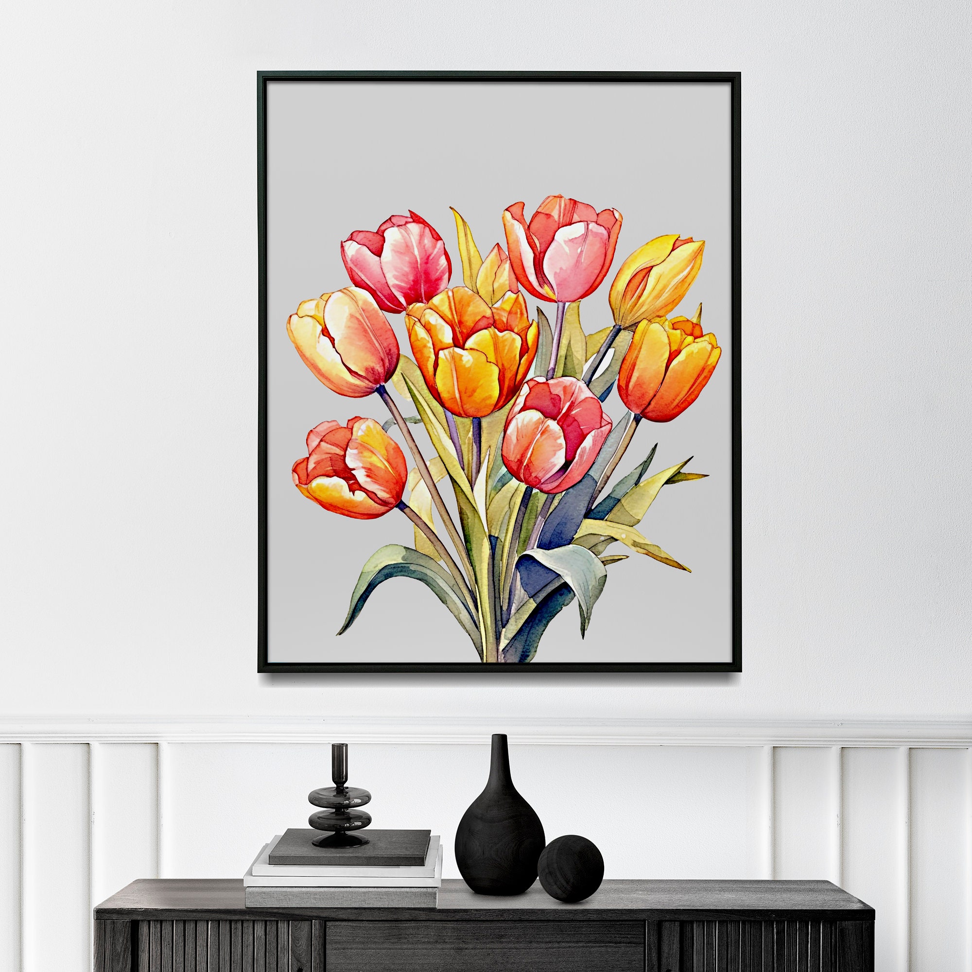 Tulip Flower PNG Clipart Bundle Spring Blossom Floral Design Set ...