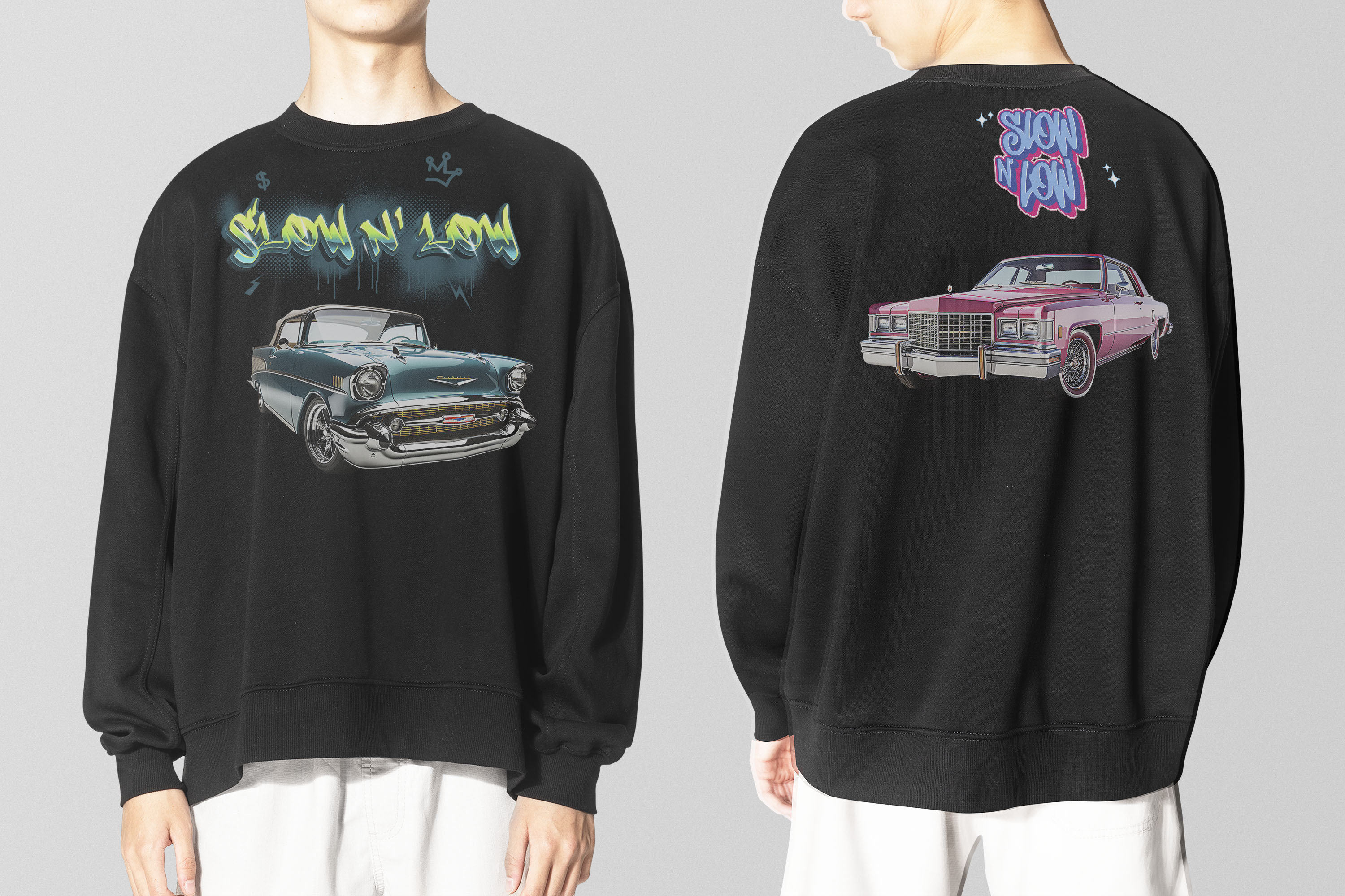 Car Art Bundle: JDM, Muscle, Low Riders, Classic, Hot Rods Vintage Auto ...