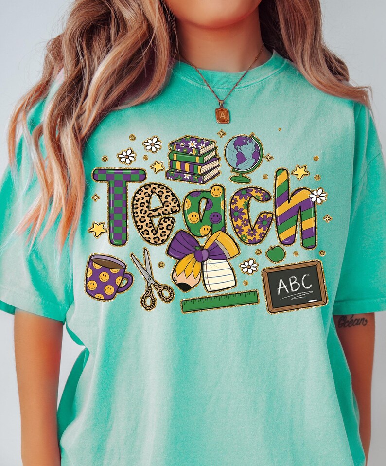 Professora de Mardi Gras PNG, Sublimação com Estampa de Leopardo ...