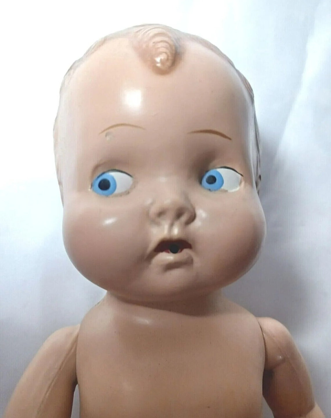 Vintage 1940's Composition Doll - 11" - Unmarked - Etsy
