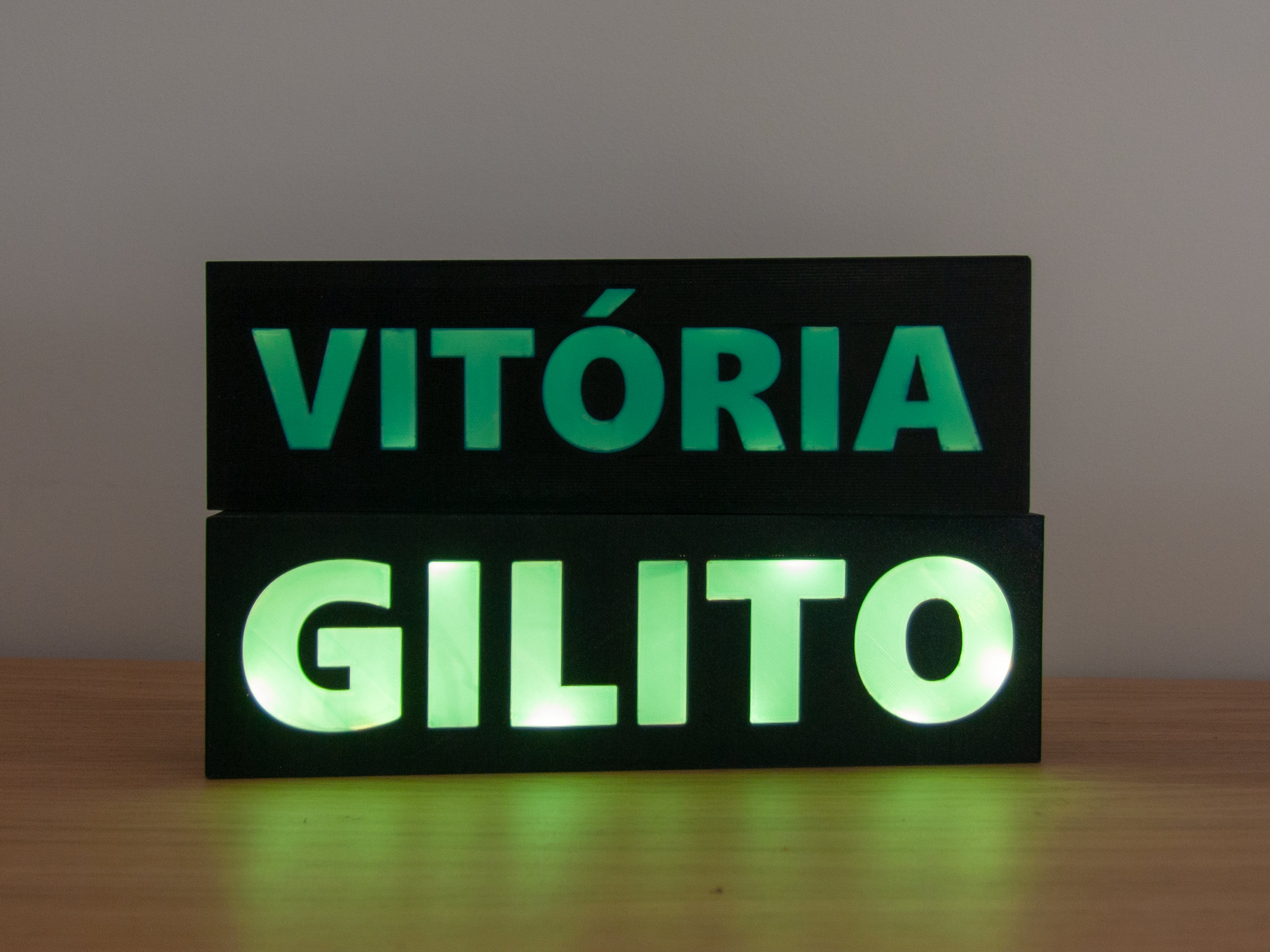 Custom Name Light Box Desk Decor LED Lighting Box Table - Etsy