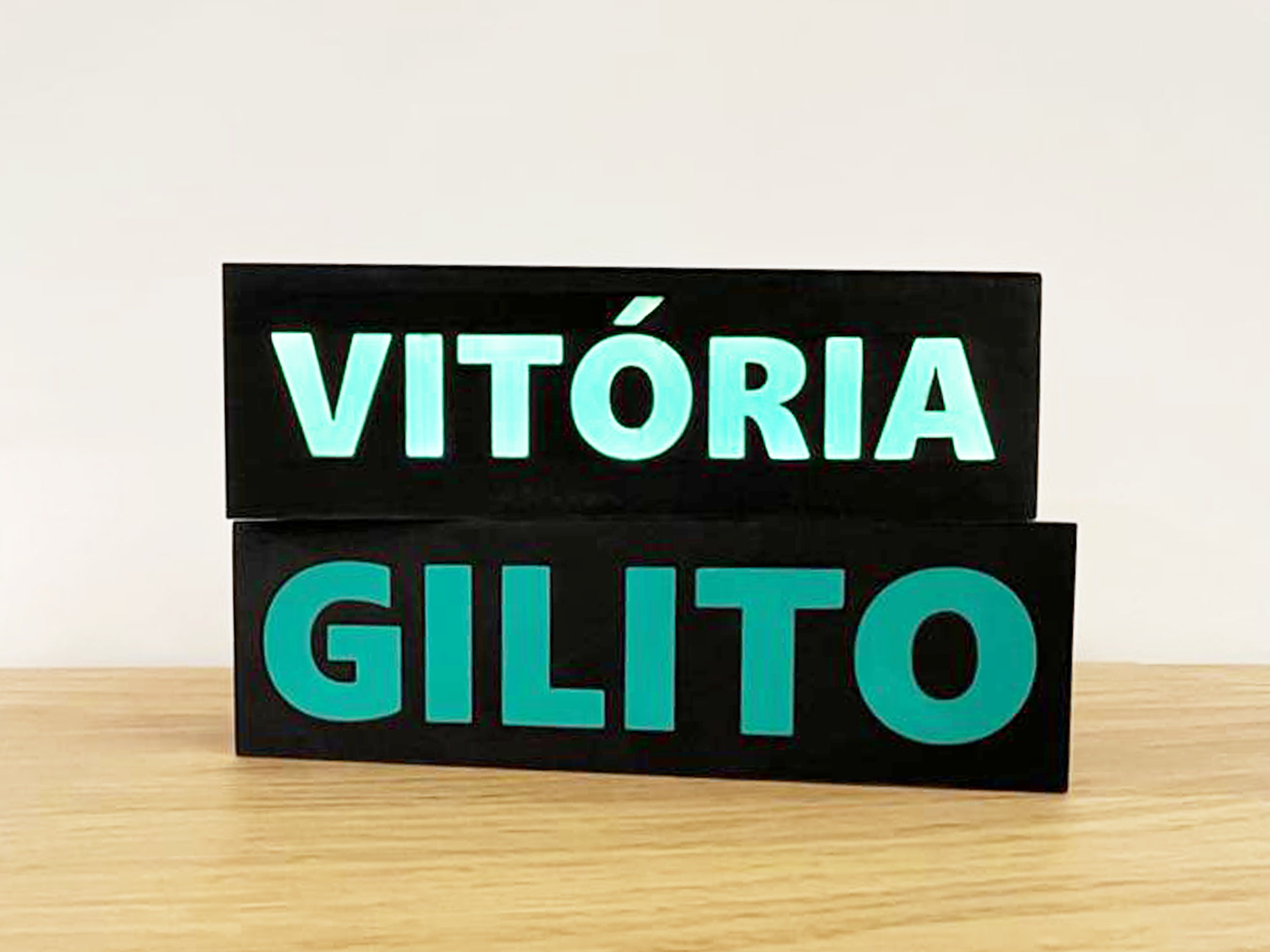 Custom Name Light Box Desk Decor LED Lighting Box Table - Etsy